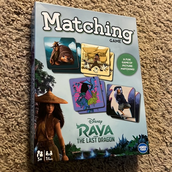 Disney | Toys | Bnwt Disney Raya And The Last Dragon Matching Game For ...